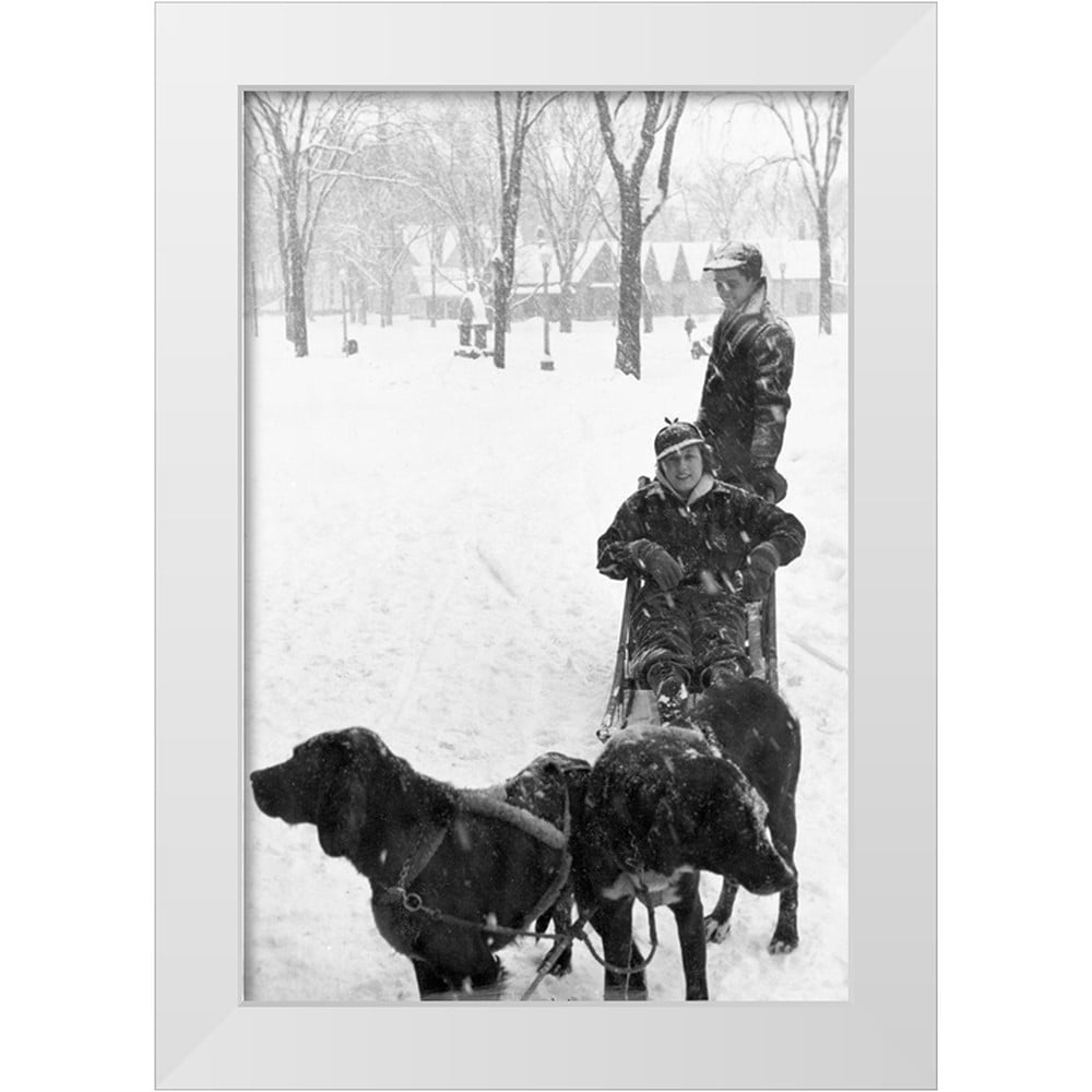 Rothstein, Arthur 17x24 White Modern Wood Framed Museum Art Print ...