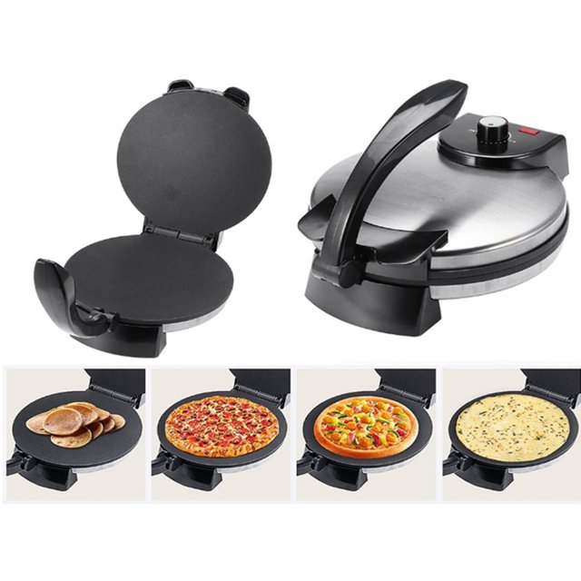 Roti Maker Machine, Stainless Steel Non-Stick Electric Tortilla Maker ...