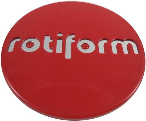 Rotiform ROTIFORM 2.36"SNAPIN CAP-RED W/CHR LOGO - 1003-40RC - Walmart.com