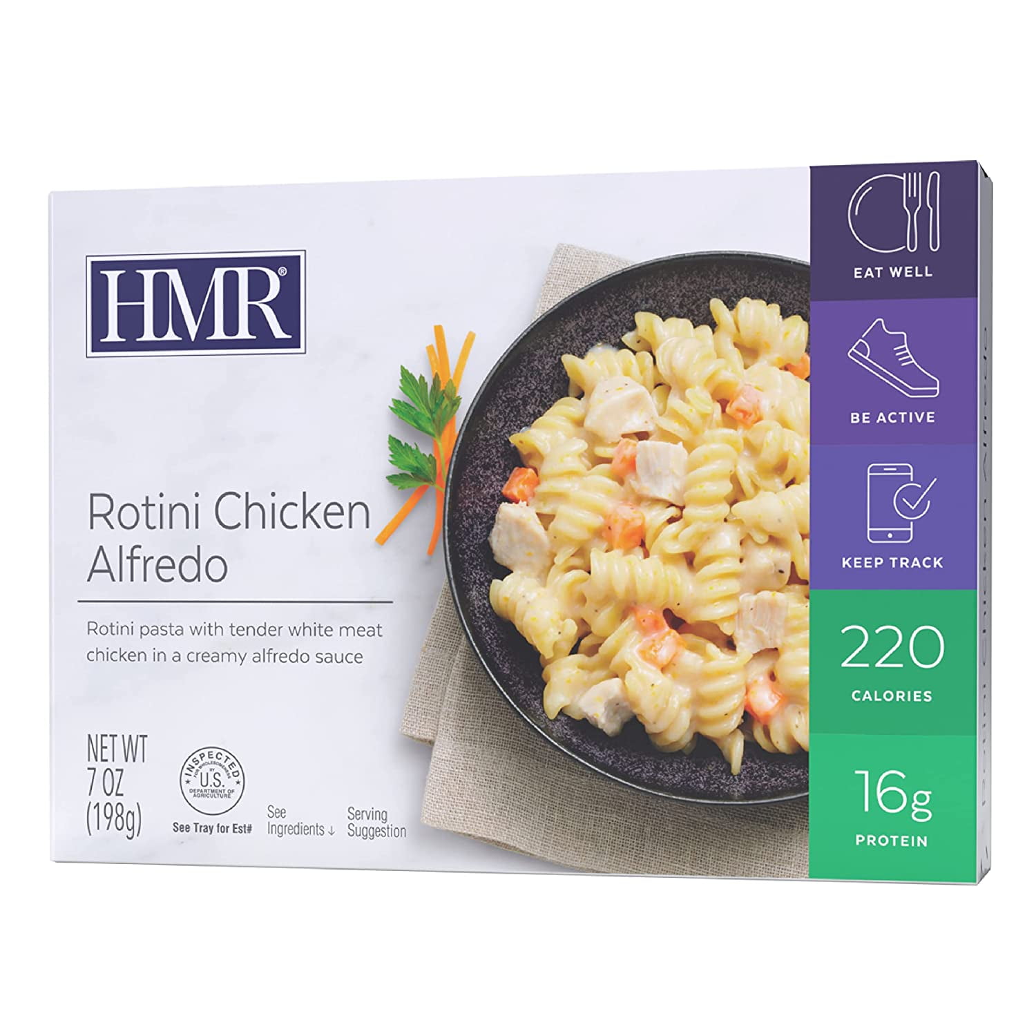 Rotini Chicken Alfredo Entrée | Pre-Packaged Lunch Or Dinner To Support ...