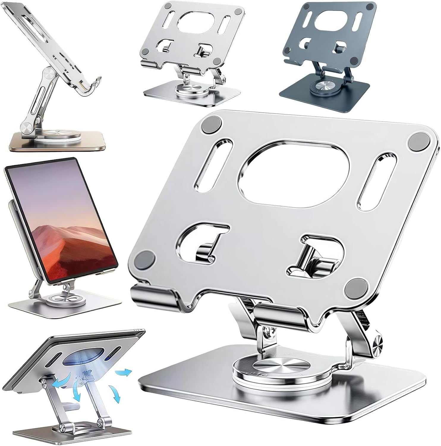 Rotiva Rotating Stand for Laptop, Adjustable Laptop Stand with 360 ...