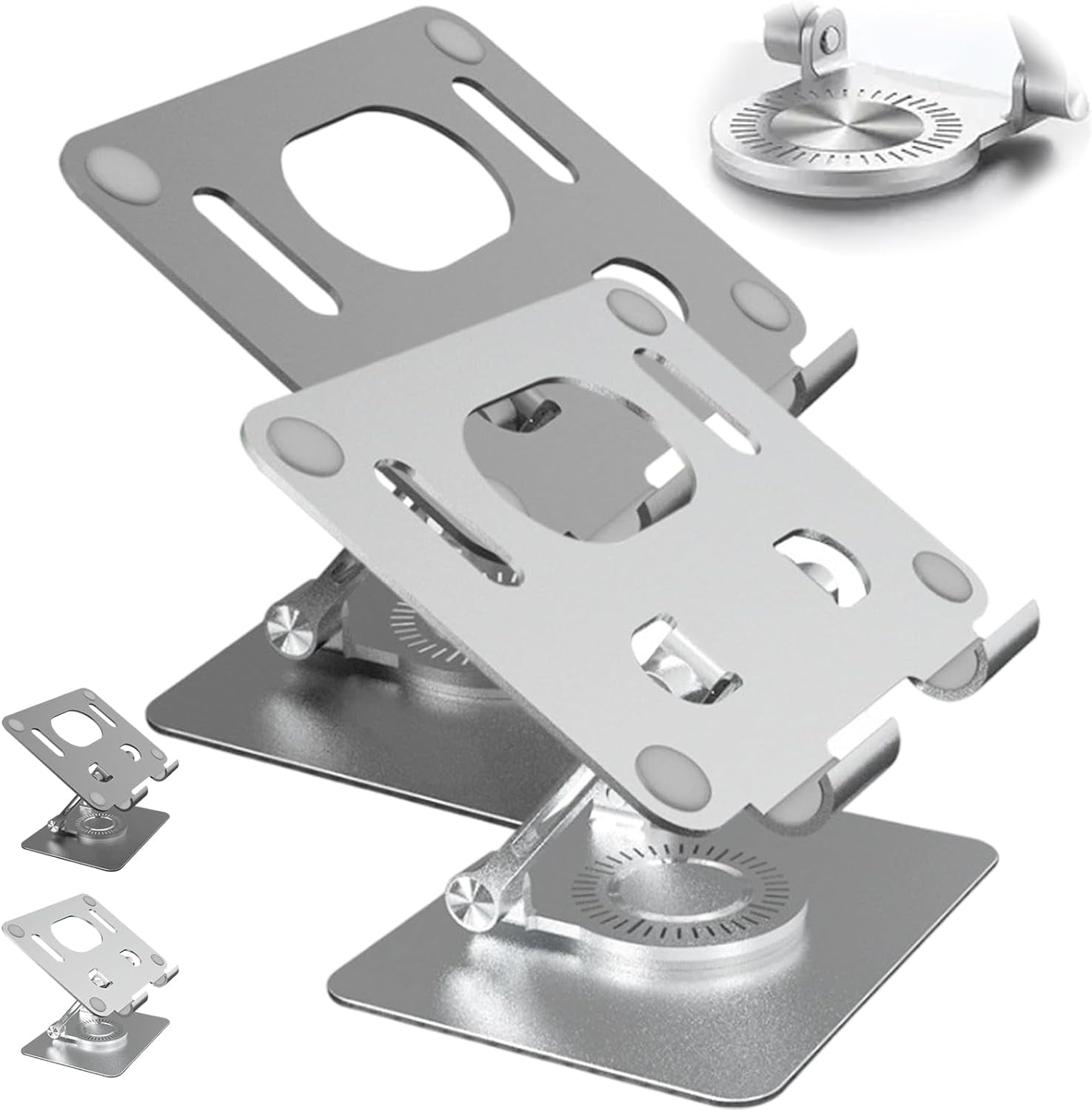 Rotiva Rotating Stand for Laptop, Ergonomic 360° Adjustable Aluminum ...