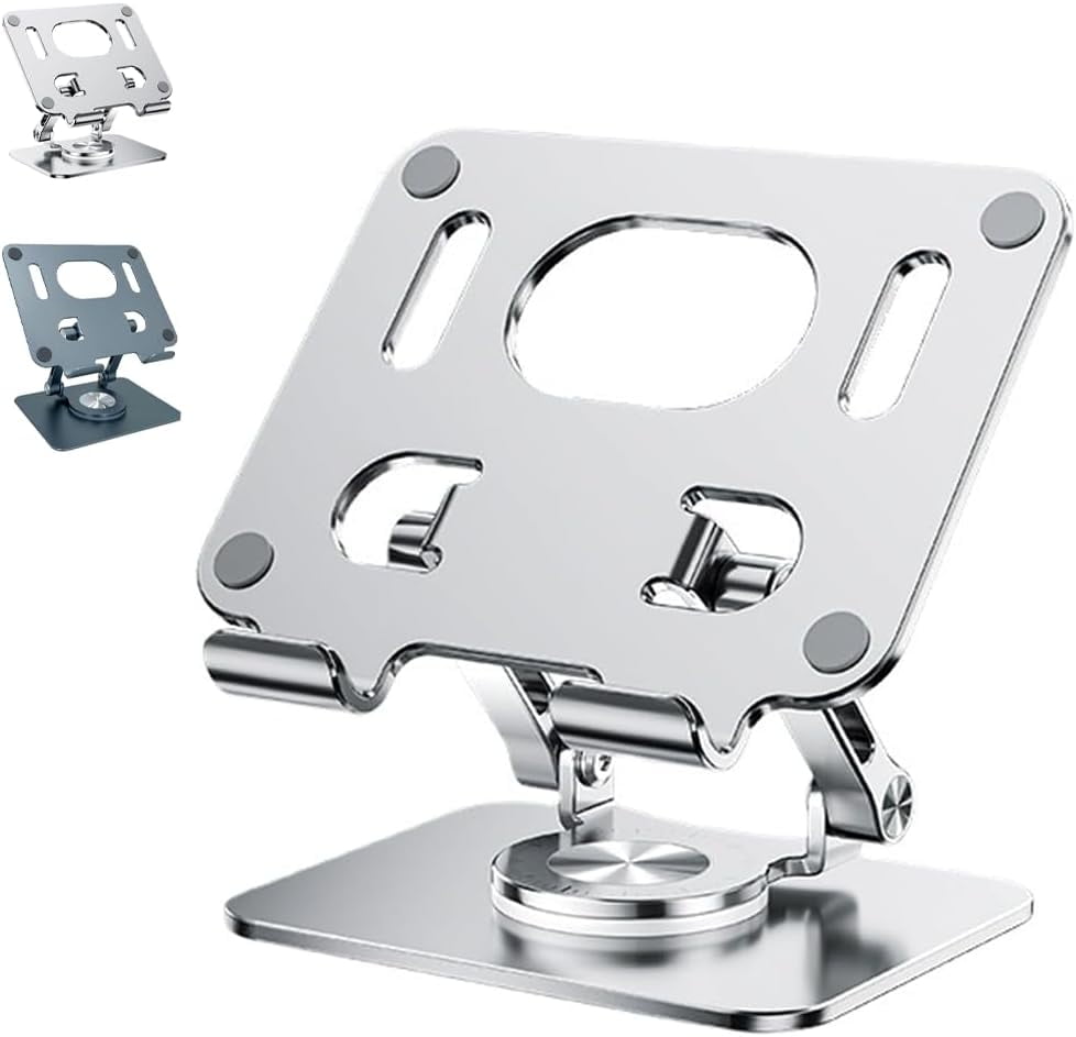 Rotiva Rotating Stand for Laptop,360°Adjustable Laptop Stands, Foldable ...