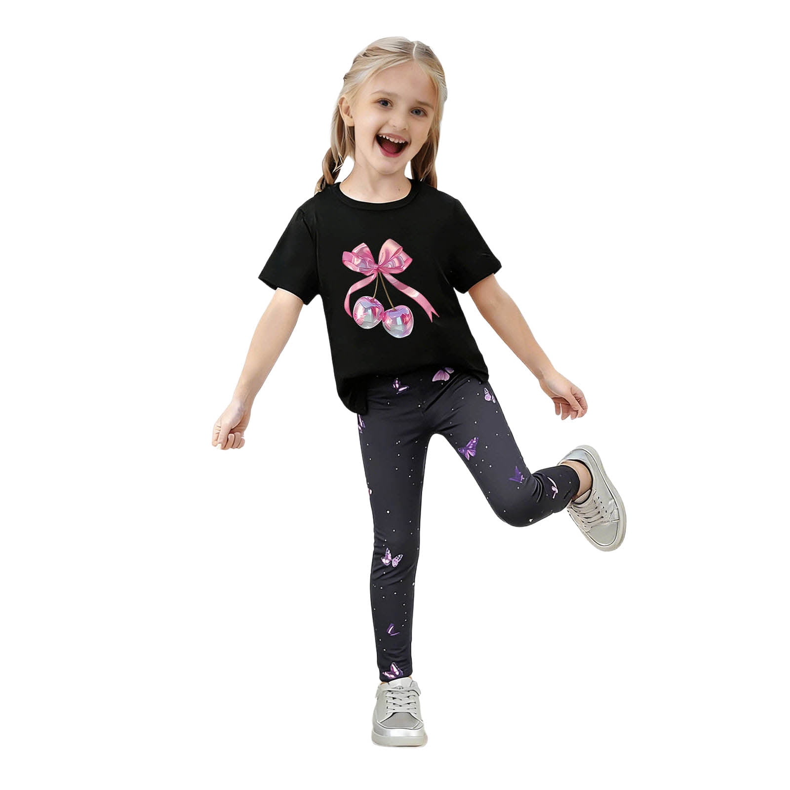 Rotm Baby Girl Clothes Toddler Girl Outfits Kids Puff Sleeve Shirt Top ...