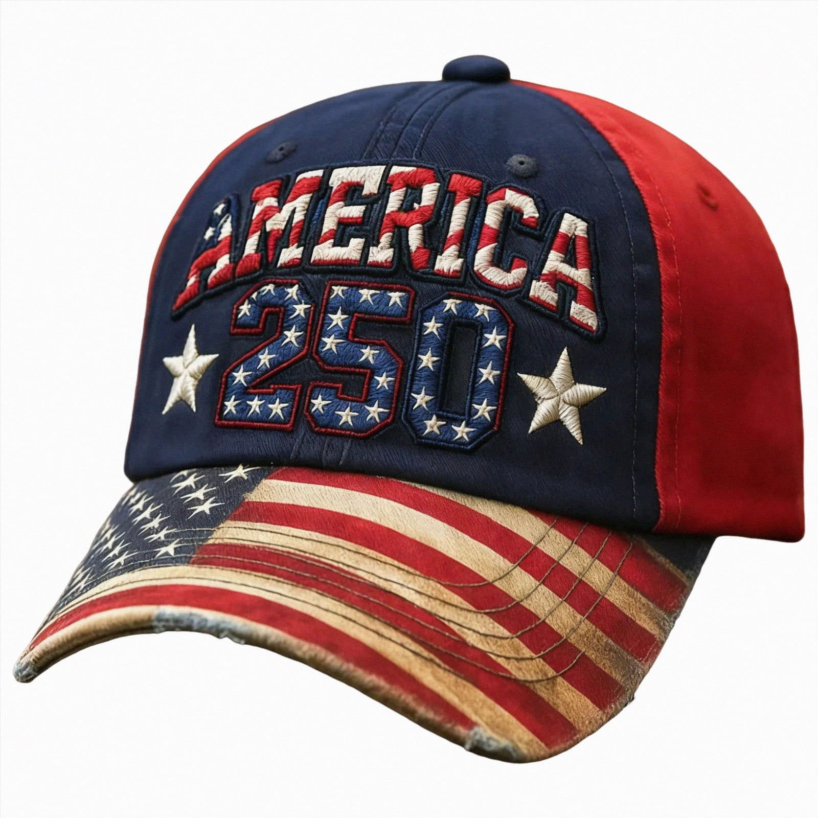 Rotm Caps for Men Patriotic American Flag Baseball Cap USA Sparkle Hat ...
