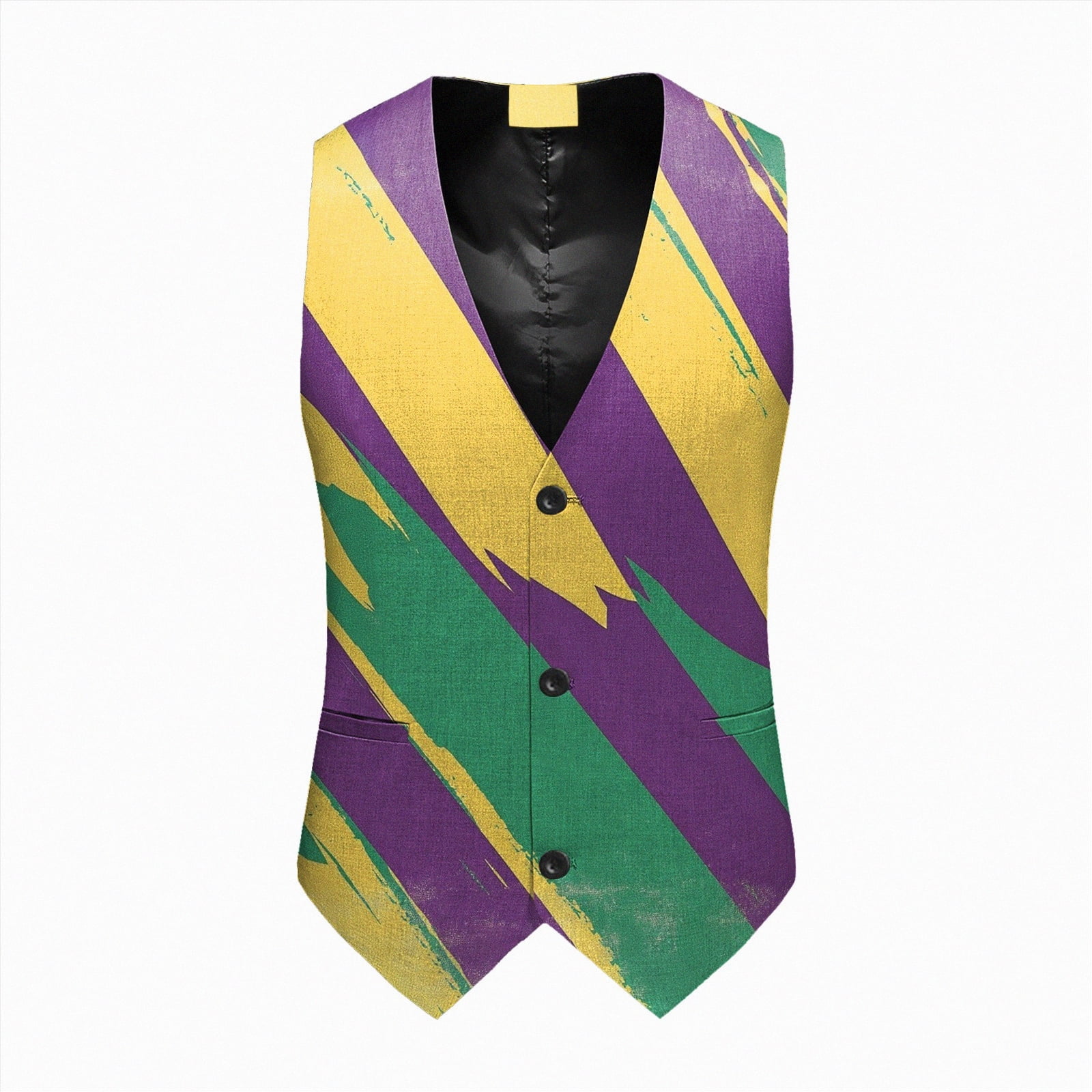 Rotm Mens Dress Vest Formal Suit Vest for Men Graphic Printed Evening ...
