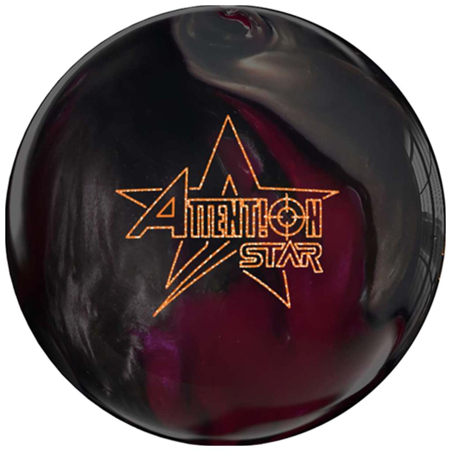 Roto Grip Attention Star Bowling Ball - Berry/Silver/Iron 12 lb ...