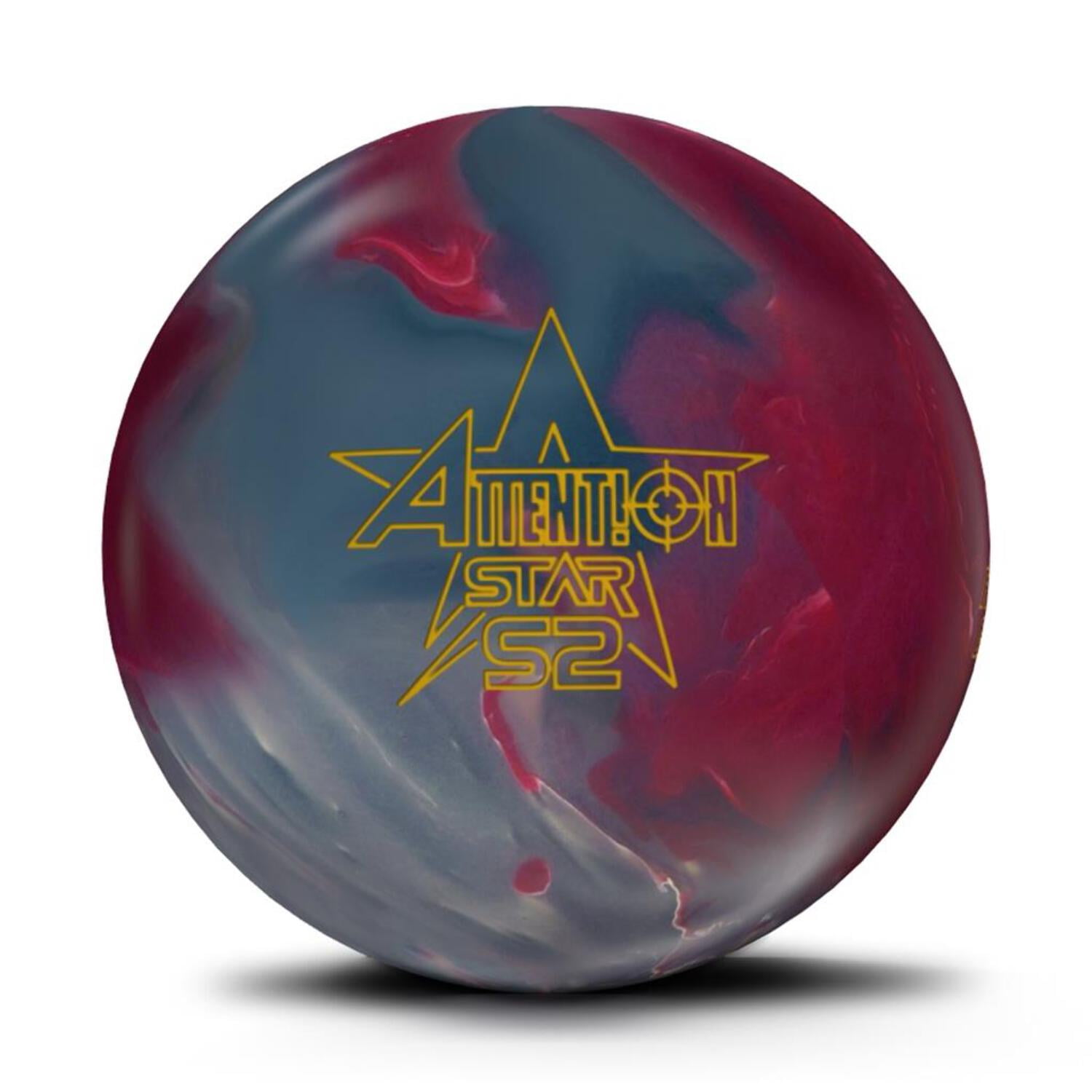 Roto Grip Attention Star S2 Bowling Ball - Berry/Silver/Black Aqua 15 ...