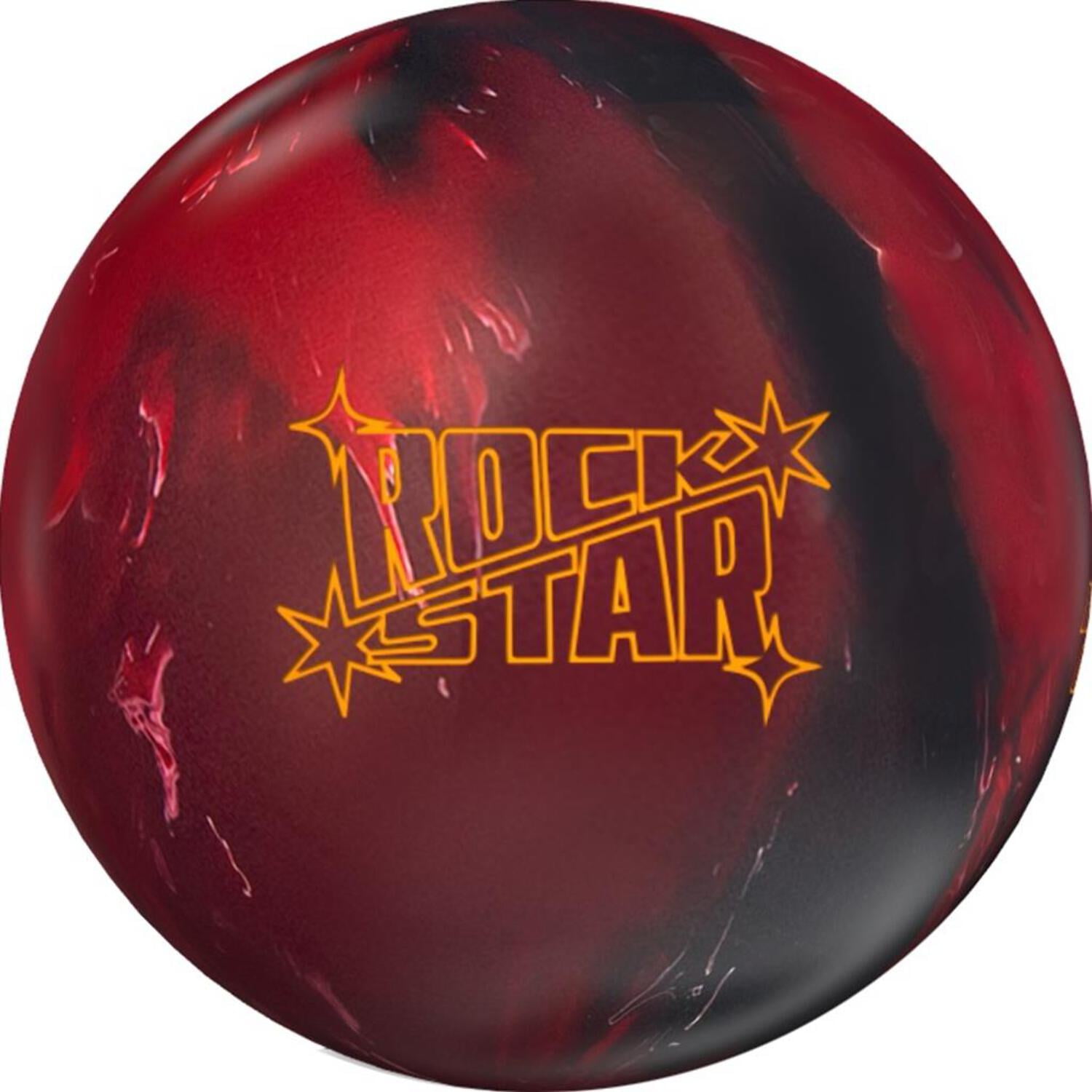 Roto Grip PRE-DRILLED Rockstar Bowling Ball - Crimson/Jet/Maroon ...