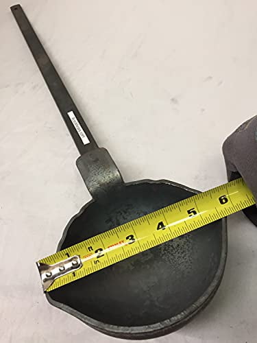 Roto Metals Casting Ladle, 4" x 1.625", 6 fl.oz, Steel, 10 Gauge ...