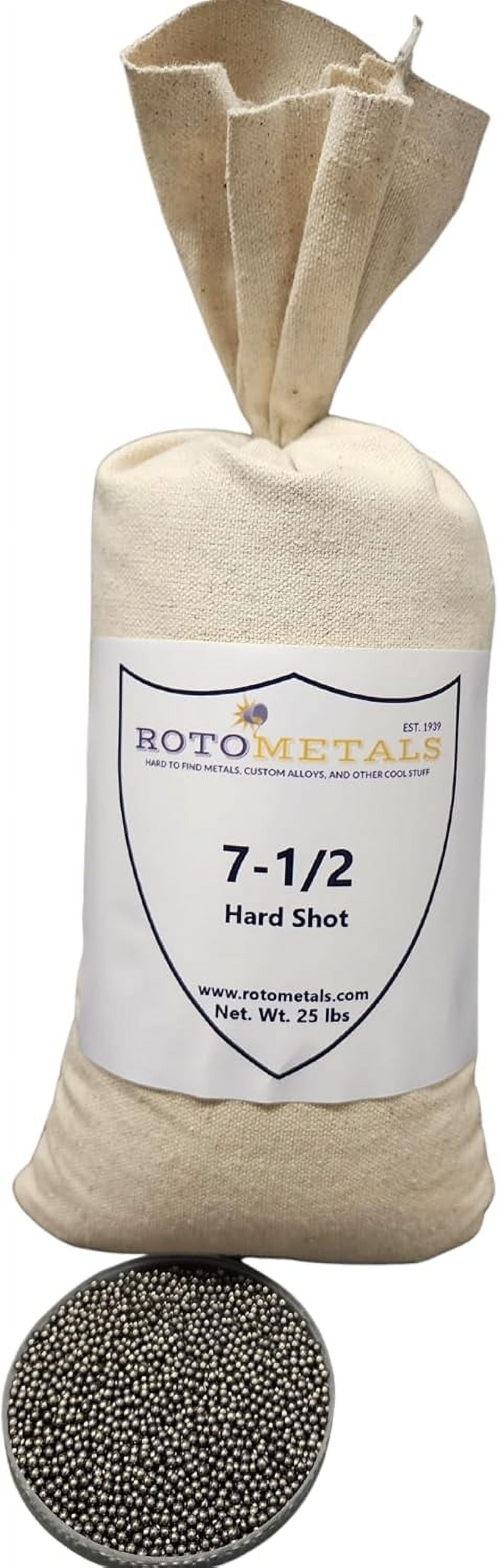 Roto Metals Lead Shot - Bulk Lead Shot for Reloading Ballast Weights Shooting Sled Scuba Lead ...
