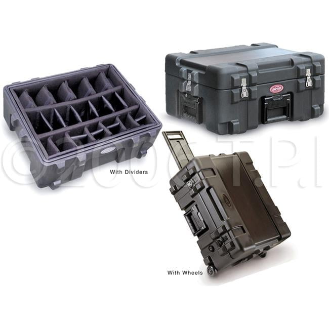 Roto-Molded Mil-Standard Utility Case with Wheels Empty - Walmart.com