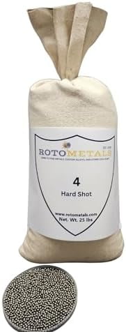 RotoMetals Lead Shot #4 - Bulk Shot for Reloading Ballast Weights Sled ...