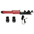 "RotoShovel Automatic Handheld Shovel with Auger, 2 Batteries, Red, 22. ...