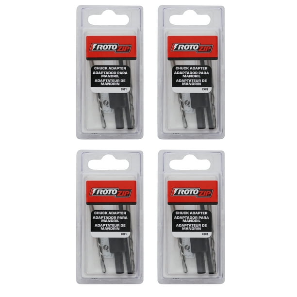 RotoZip CH01 Chuck Adapter 1/4" Chuck Mount Size to 1/8" Chuck Capacity ...