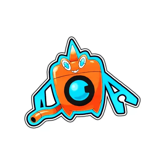Rotom Wash Waterproof Sticker Phone Decal Water Bottle Stickers Car ...