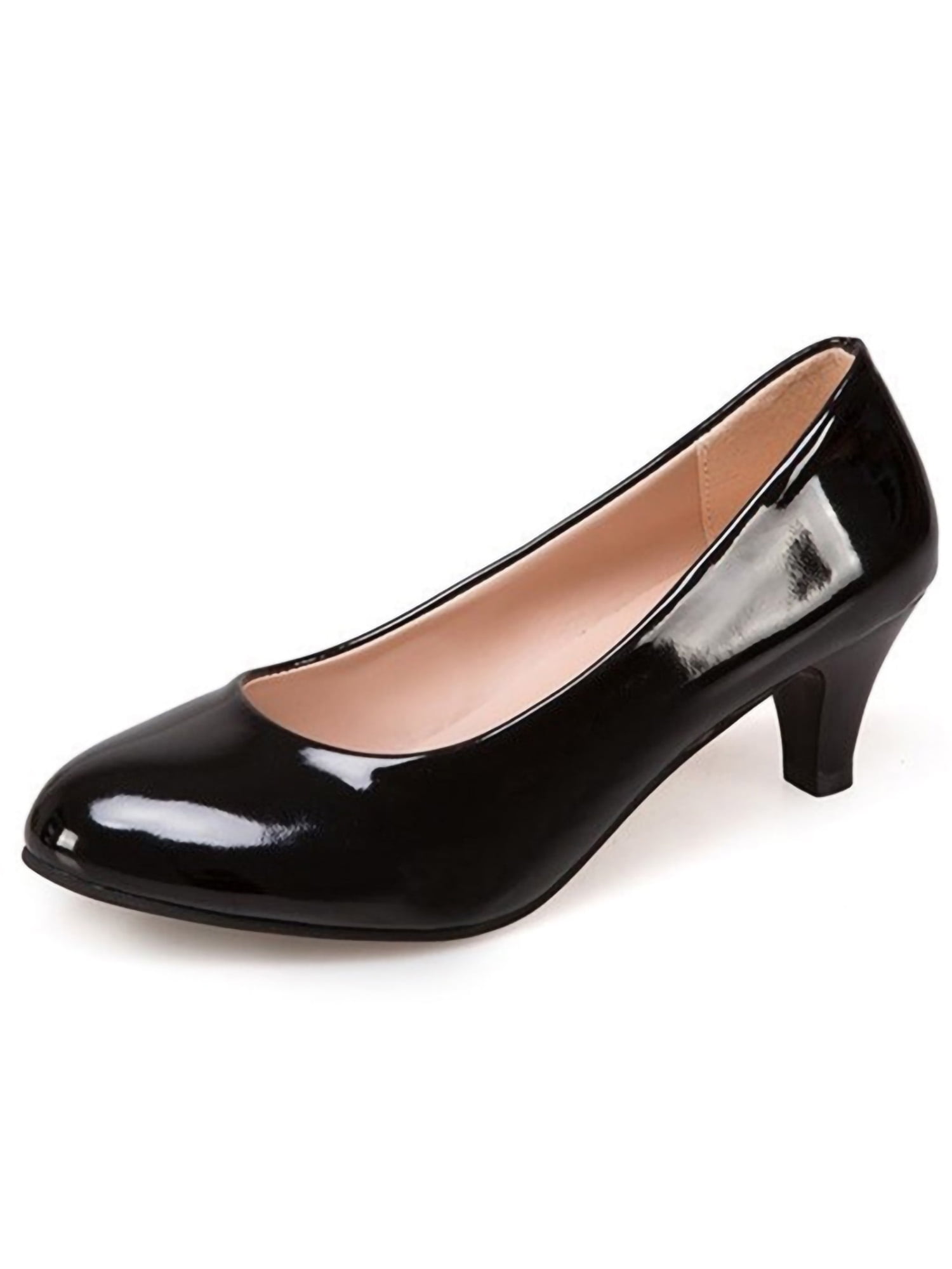 Rotosw Women's Casual Dressy Pumps Closed Toe Low Heels Work Pumps ...