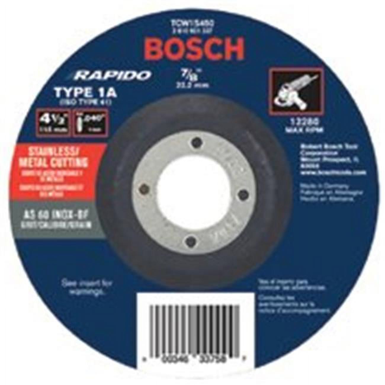 Rotozip 114-TCW1S400 4 x 0.04 x 0.62 Thin Cutting Disc - Walmart.com