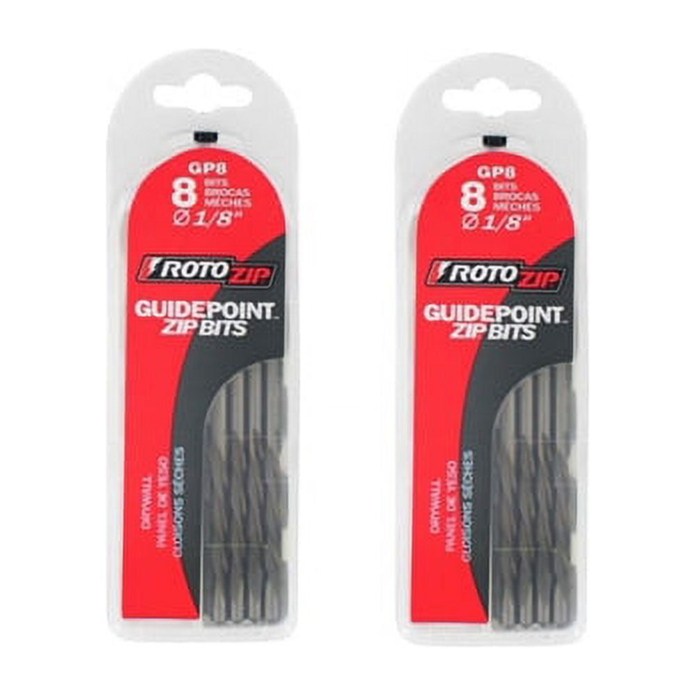 Rotozip 16 Pack Of Genuine OEM Replacement Bit Set - GP8-2PK - Walmart.com
