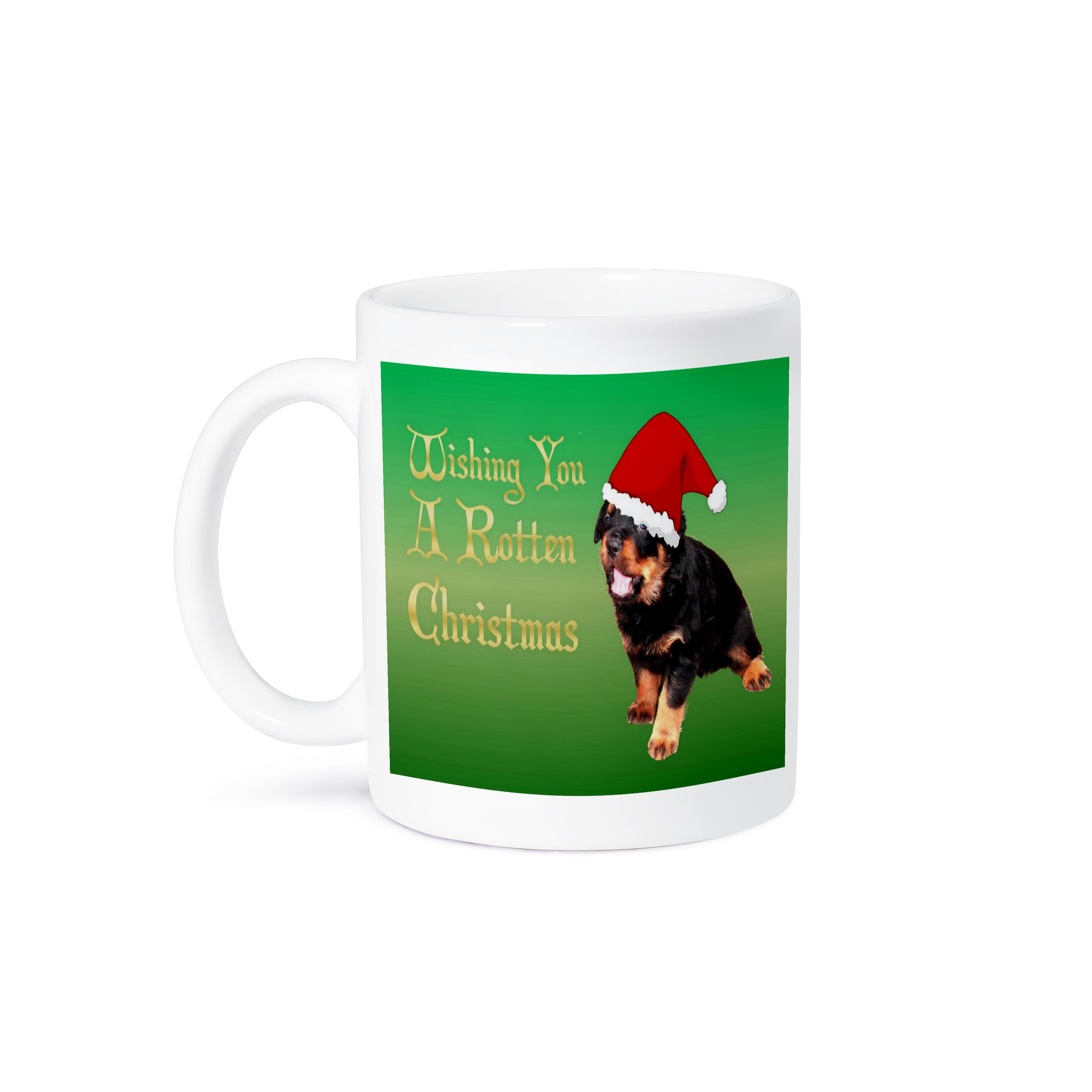 3dRose, Rotten Christmas - rottweiler, rottweilers, rottie, rotties ...