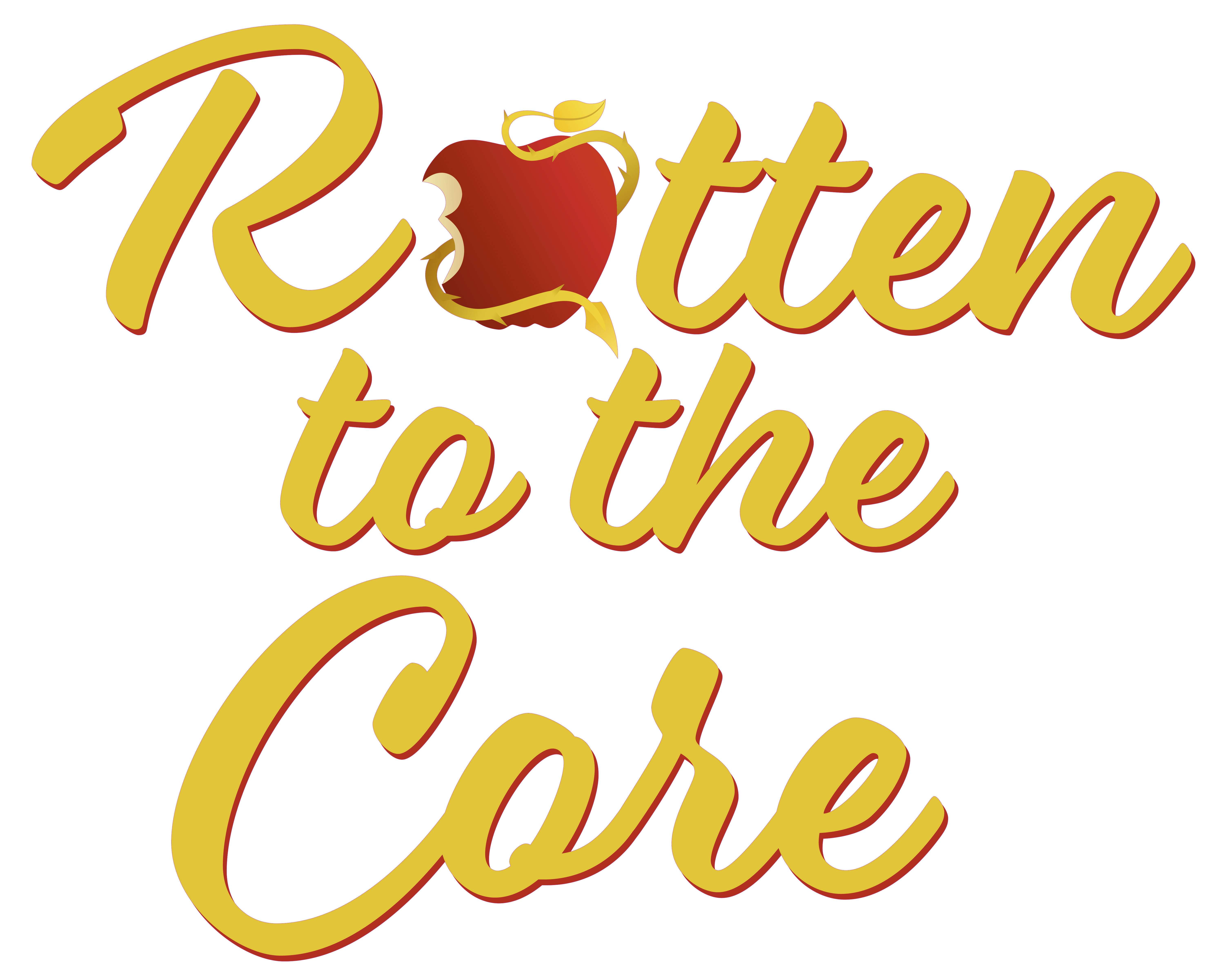 Rotten to the Core Quotation From Famous Kid's Film with Bitten Apple ...