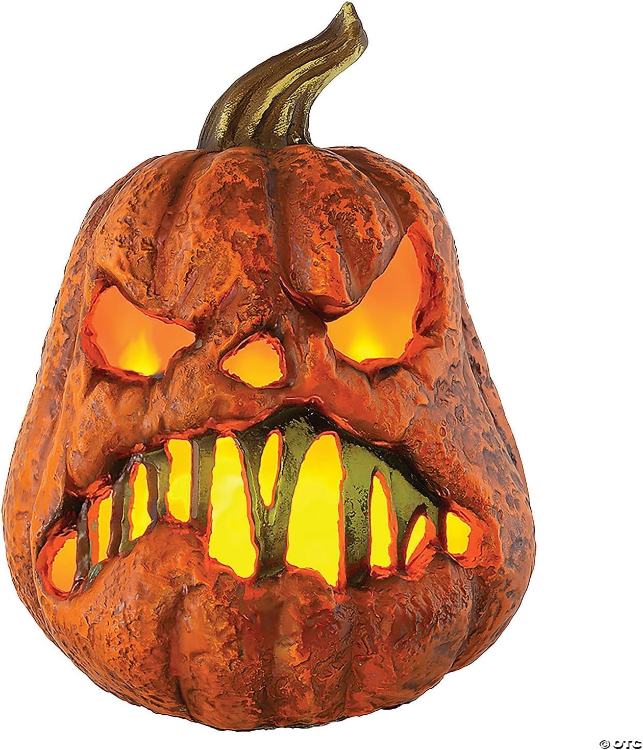 Rotten Flaming Pumpkin™ with Timer Prop 8" (Style B) Decoration - Walmart.com