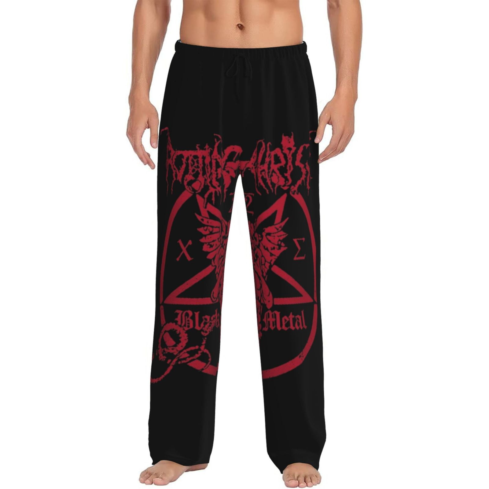 Rotting Christ Anime Cartoon All-Over Print Men'S Black Pajama Pants ...