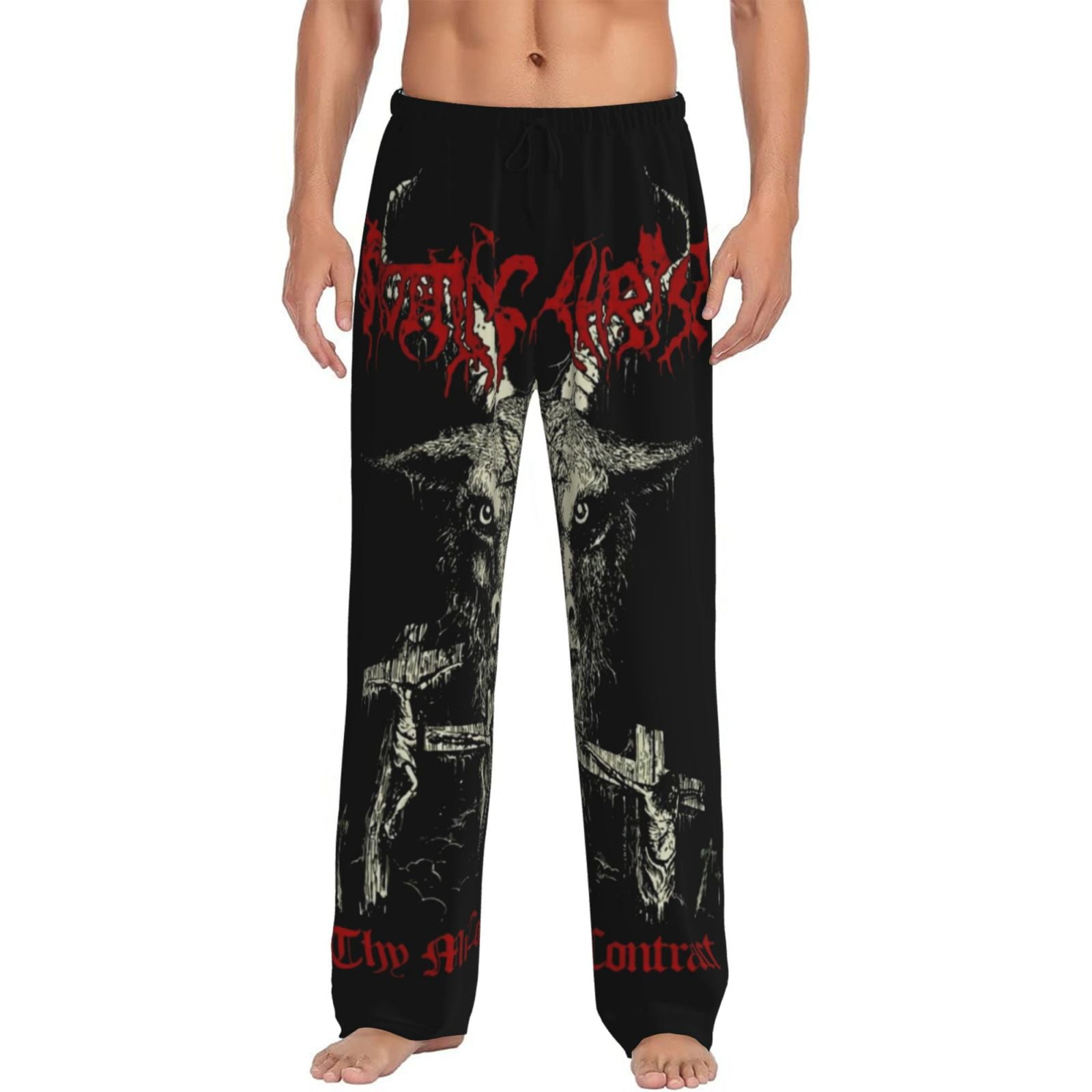 Rotting Christ Anime Cartoon All-Over Print Men'S Black Pajama Pants ...