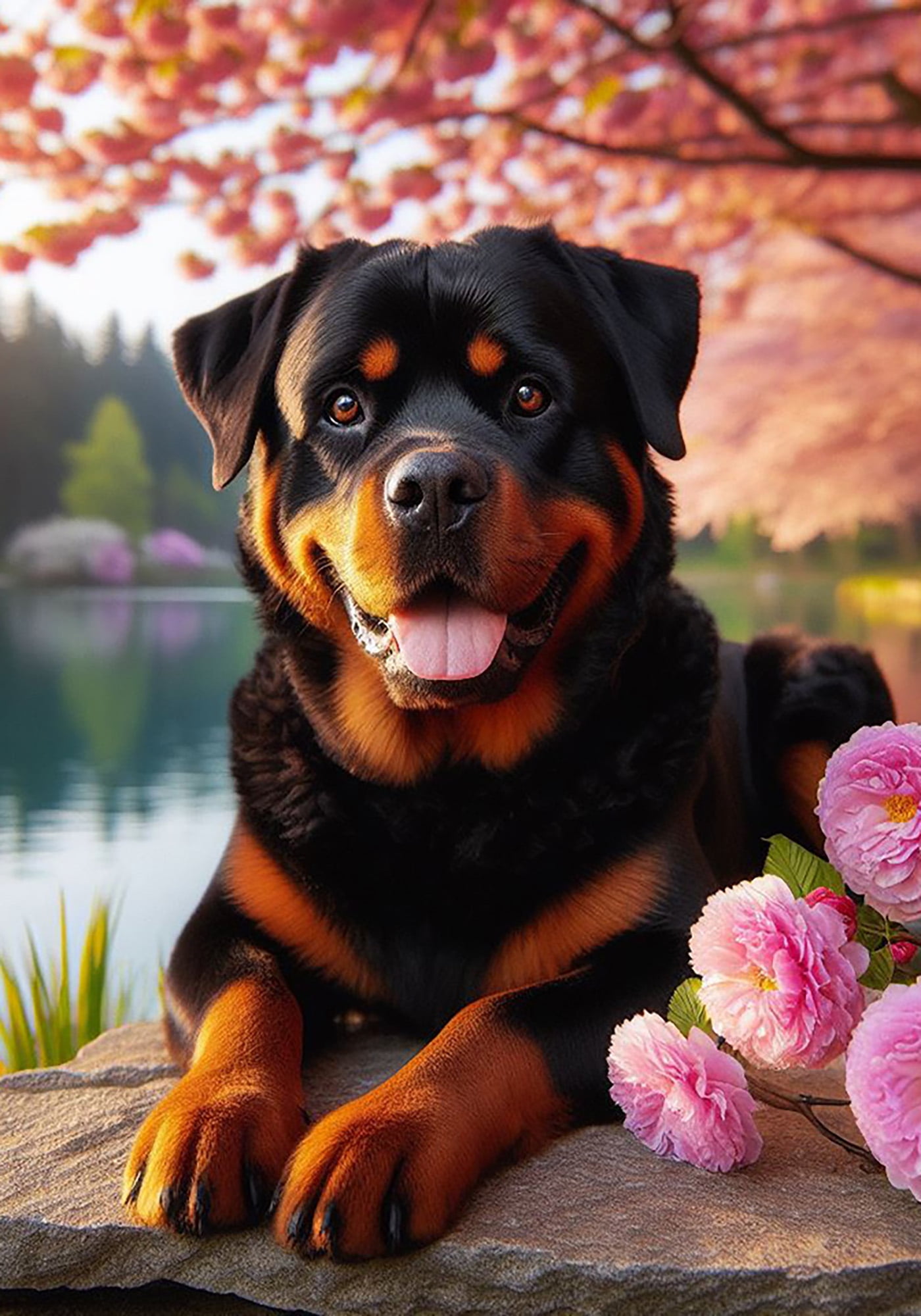 Rottweiler - Best of Breed DCR Spring House Flag - Walmart.com