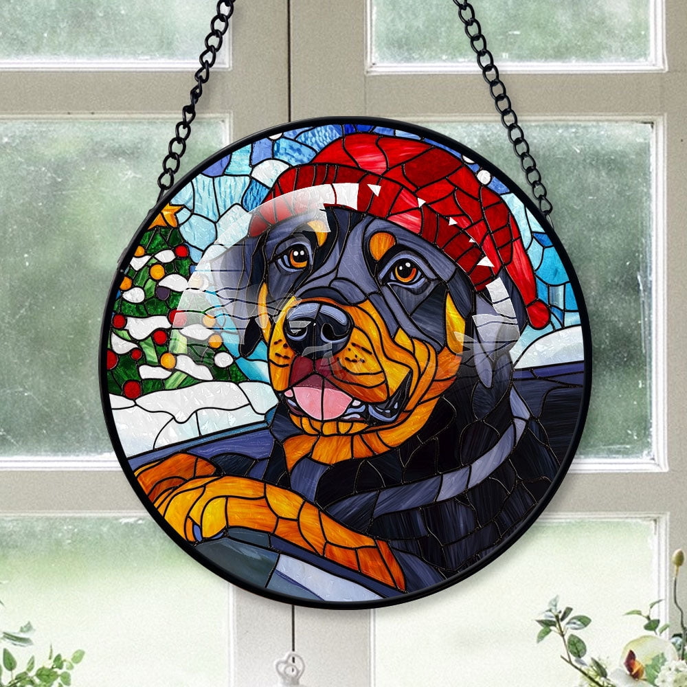 Rottweiler Christmas Tree Dog Ornament 2025 - Rottweiler Dog Christmas ...