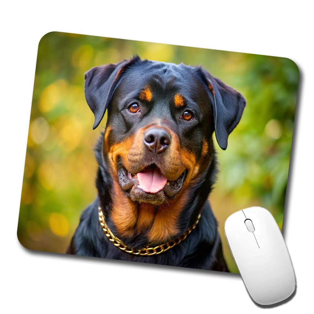 Rottweiler Dog Photo Mouse Pad Low Profile Gaming Mat - Walmart.com
