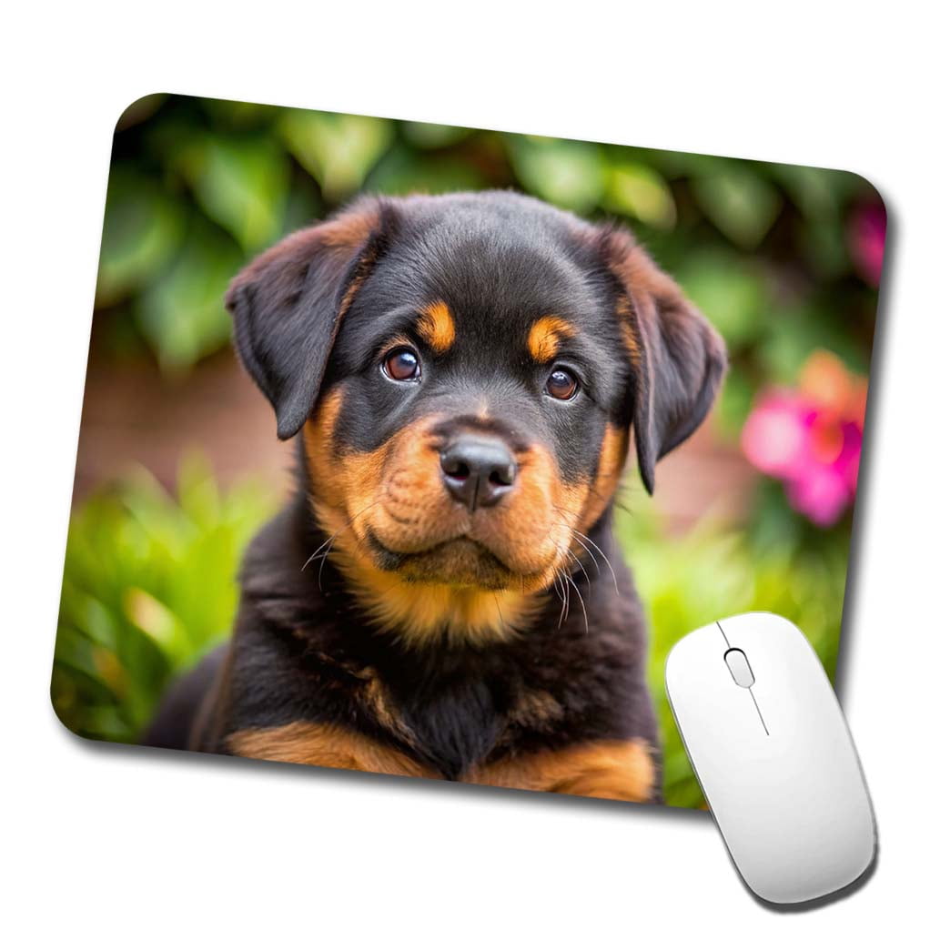 Rottweiler Dog Puppy Photo Mouse Pad Low Profile Gaming Mat - Walmart.com
