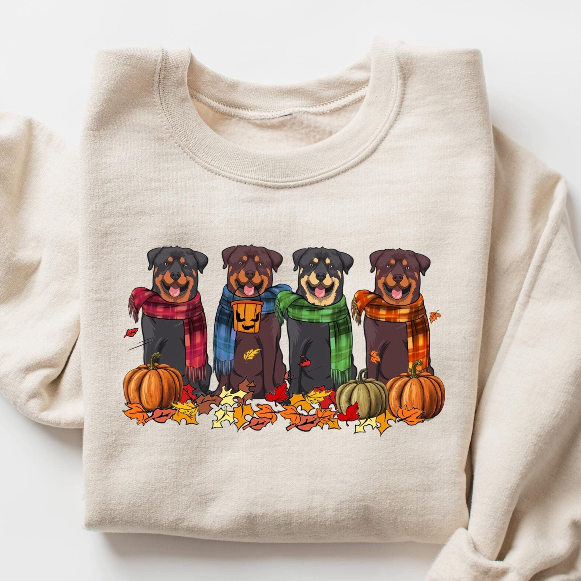 Rottweiler Fall Dog TShirt Rottweiler Dogs TShirtFall dog ...