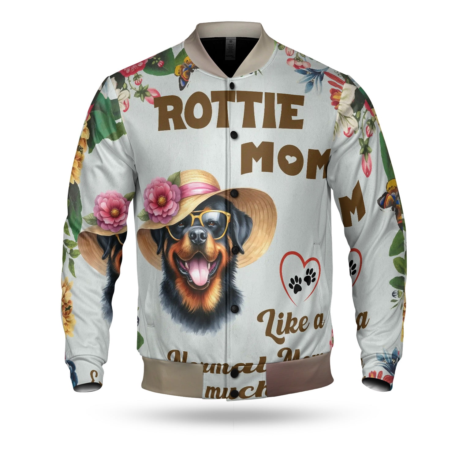 Rottweiler Mom Like a Normal Mom Except Much Cooler Happy Mother's Day ...