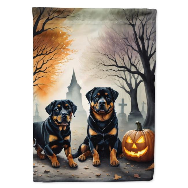 Rottweiler Spooky Halloween House Flag - Walmart.com
