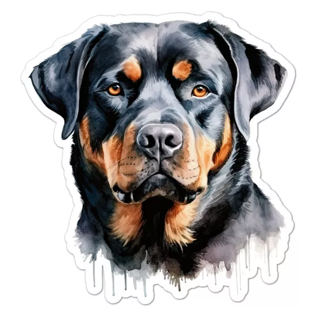 Rottweiler Sticker Indoor Outdoor Phone Decal Water Bottle Stickers Car ...