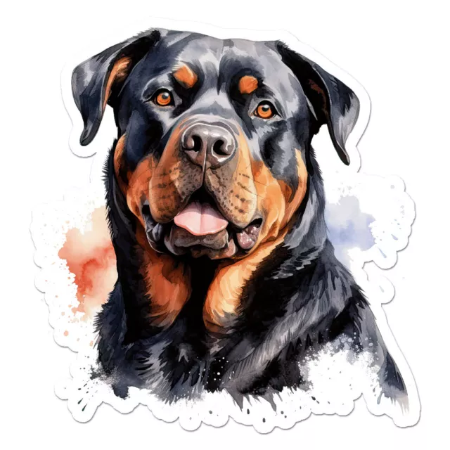 Rottweiler Sticker Phone Decal Water Bottle Stickers Car Decals, Laptop ...