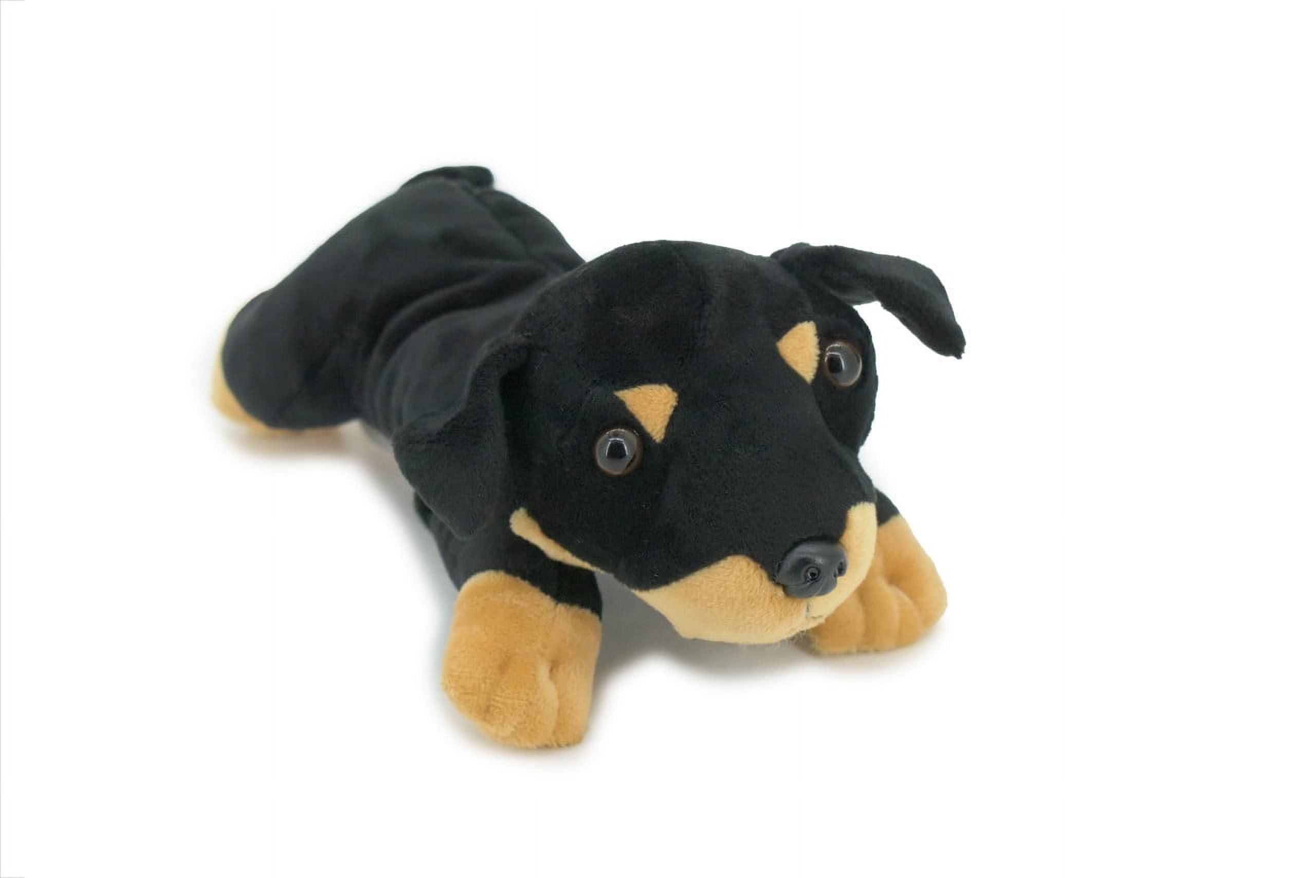Rottweiler Toy Dog, Laying Down, High Quality, Realistic Stuffed Dog ...