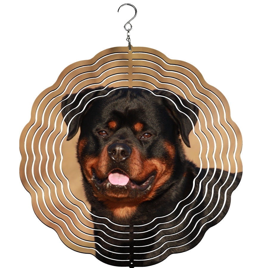 Rottweiler Wind Spinner, Garden Décor, Yard Décor, Porch Decor ...
