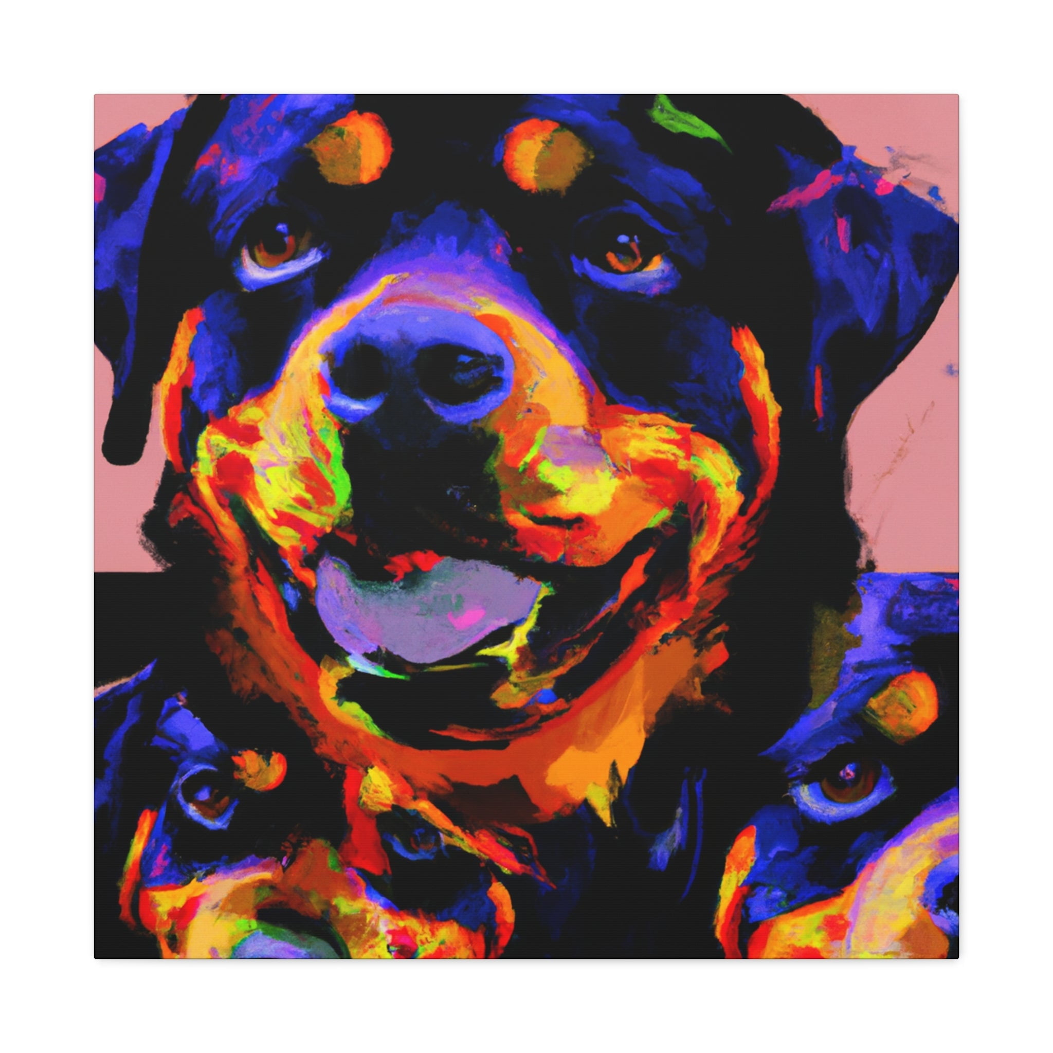 Rottweiler in Pop Art - Canvas - Walmart.com