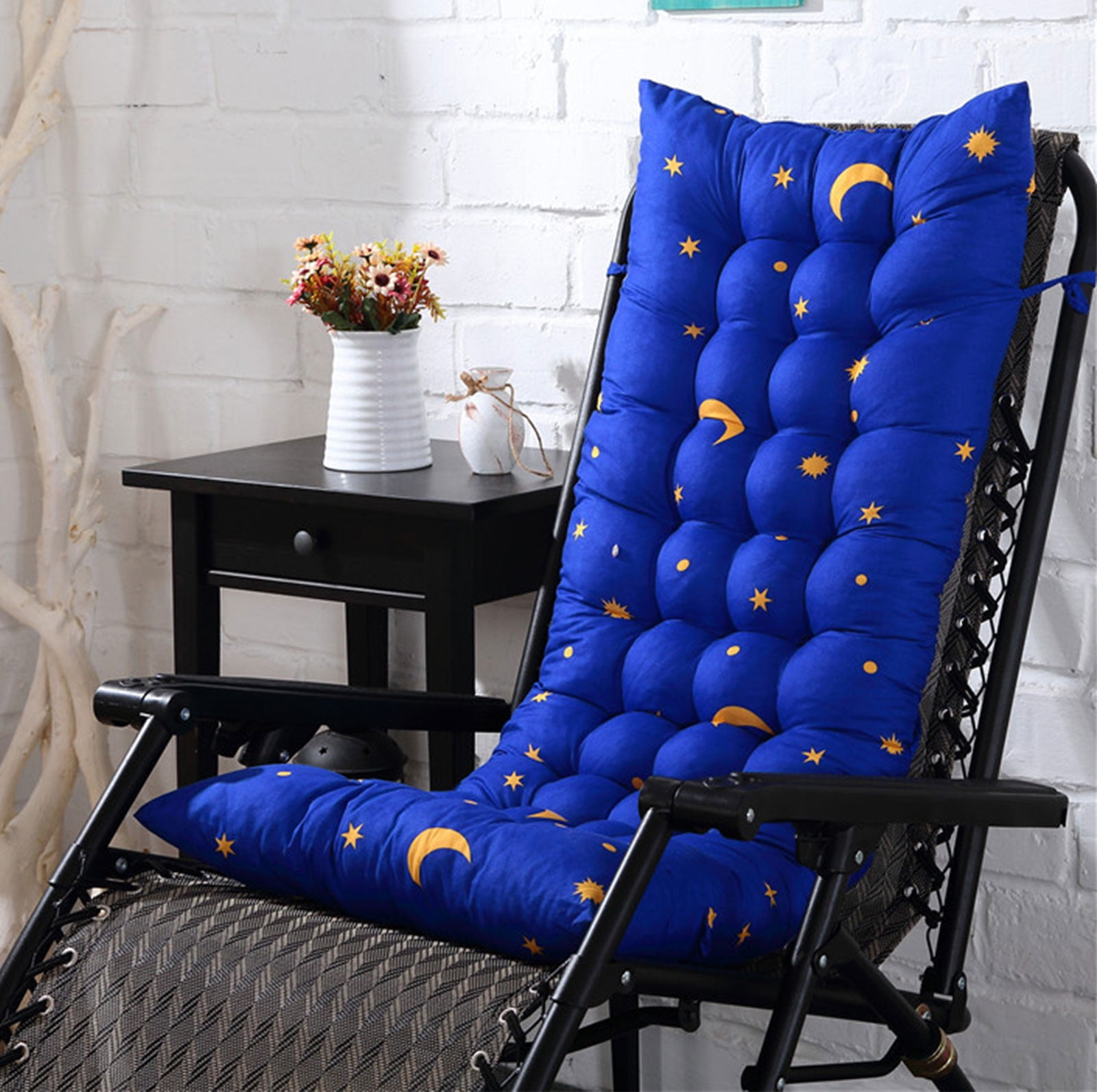 Roudbright Summer Chaise Lounge Cushion Rocking Chair Cushion Thickened ...