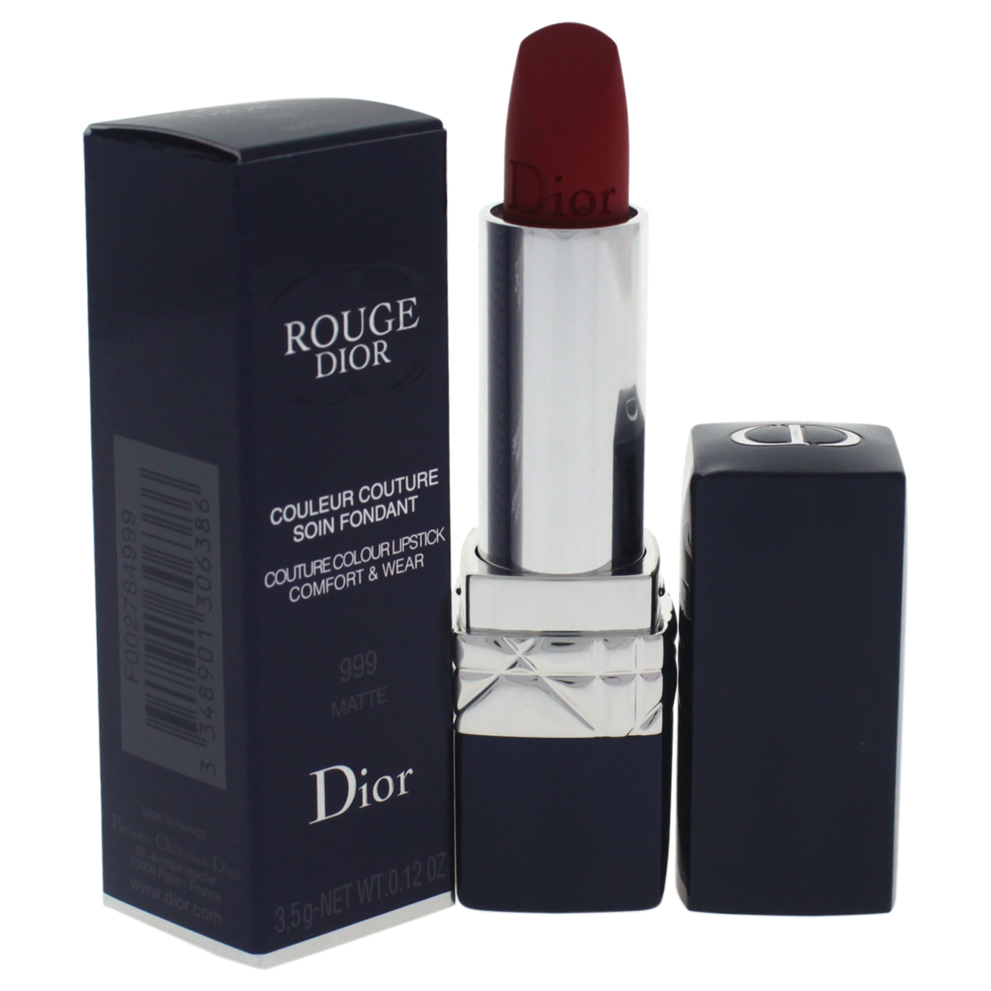 Christian Dior Rouge Dior 999 Matte Lipstick - Walmart.com