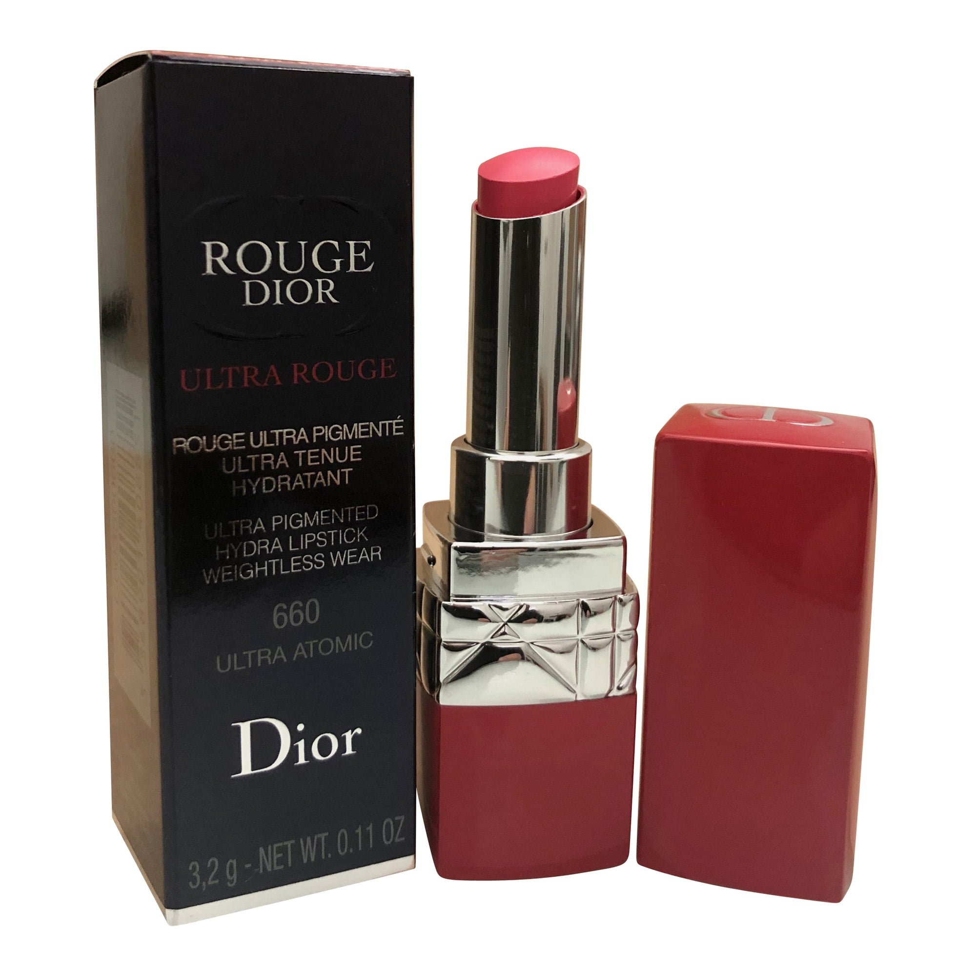 Dior Ultra Rouge Dior Lipstick 660 Ultra Atomic 0.11 oz - Walmart.com