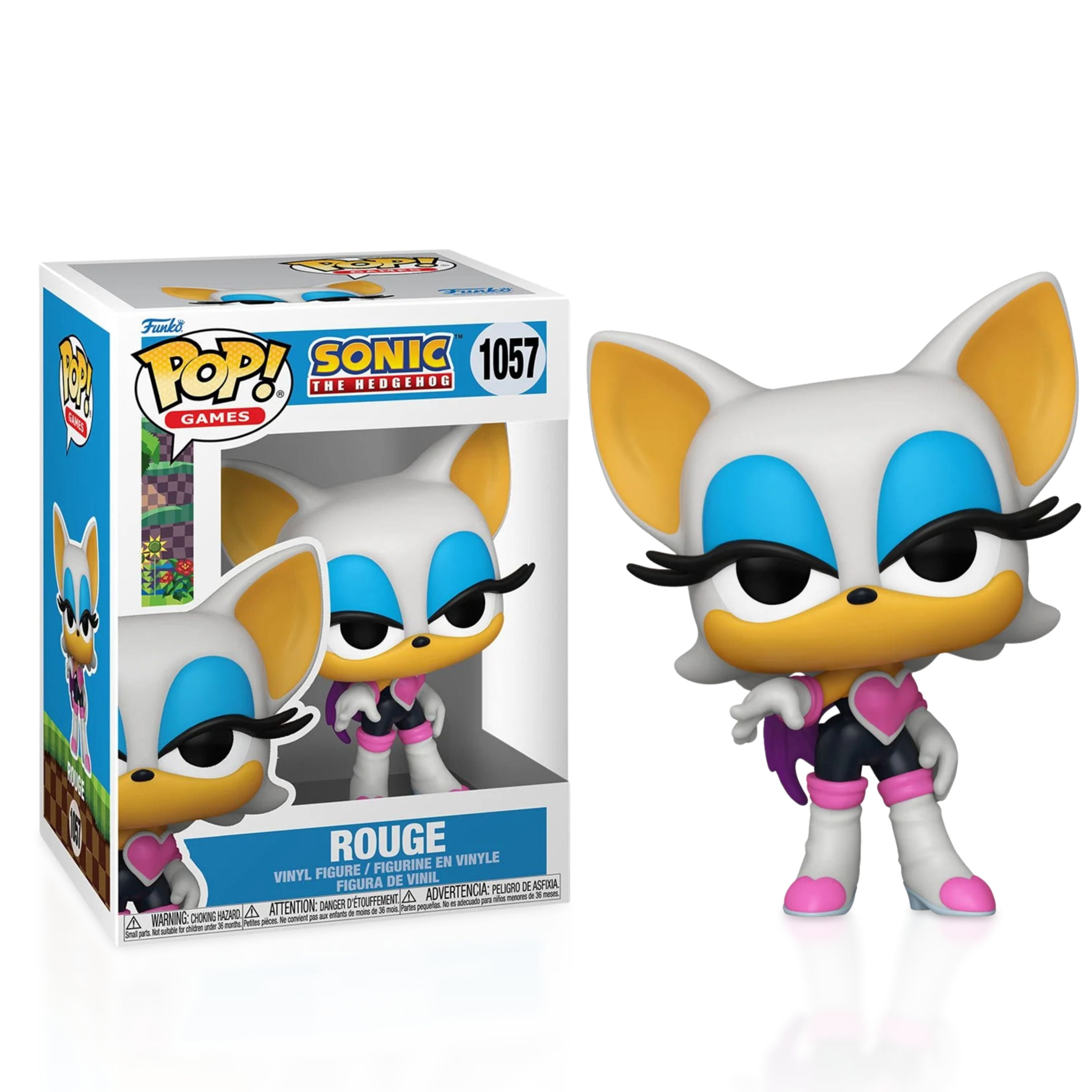 Rouge Funko Pop! Games Sonic The Hedgehog - Collectible Vinyl Figure ...