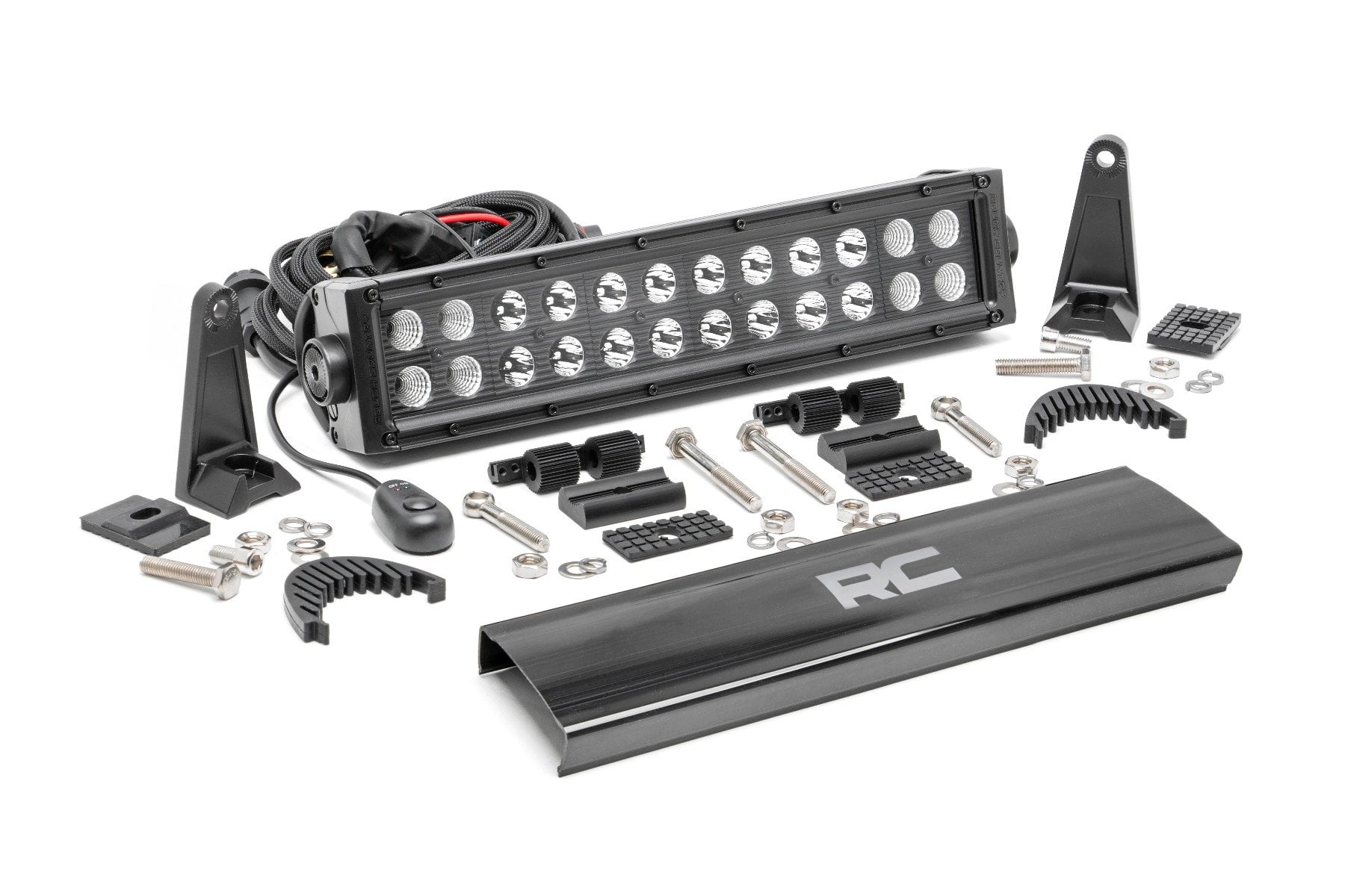 Rough Country 12" Black Series Dual Row CREE LED Light Bar - 70912BL ...