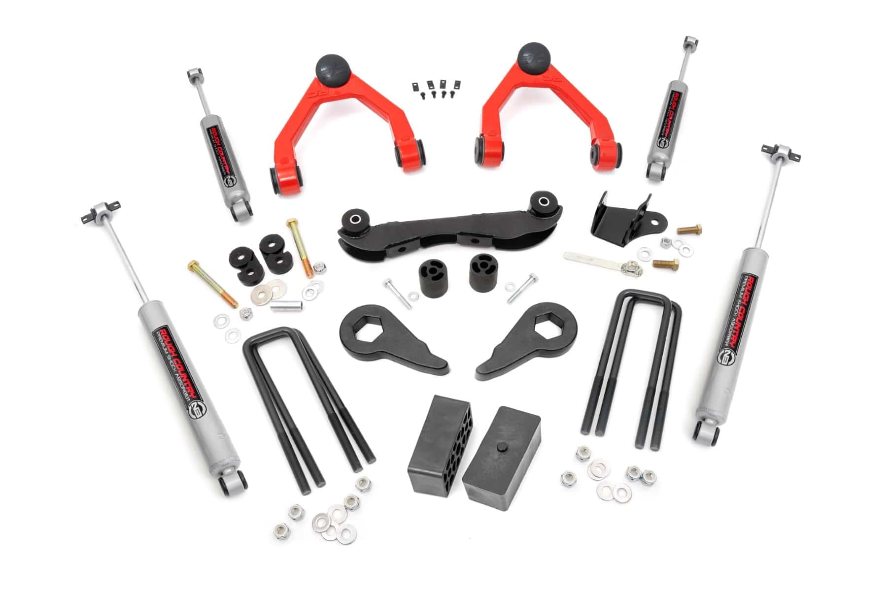 Rough Country 2-3" Lift Kit for 1988-1998 Chevy/GMC K1500 Truck/SUV ...