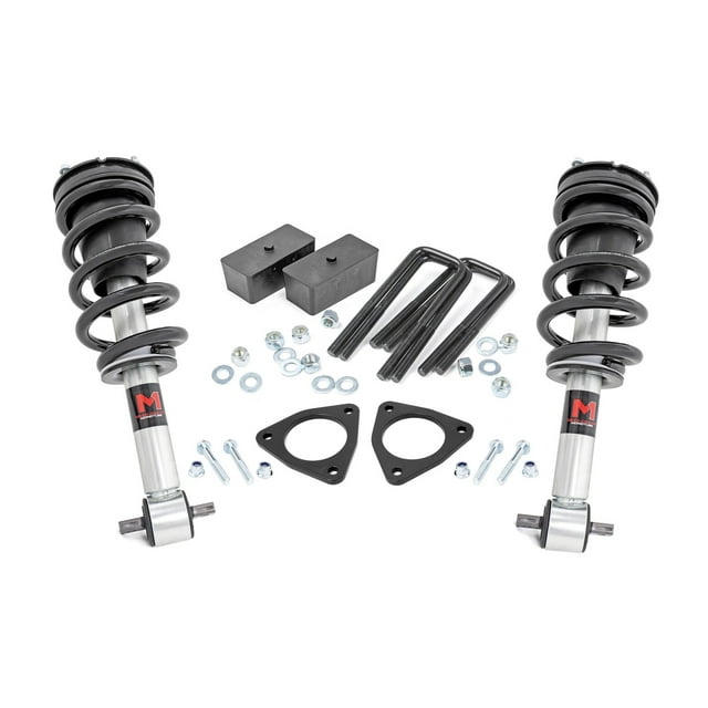 Rough Country 2.5" Leveling Lift Kit w/M1 Struts for 07-16 Chevy/GMC ...