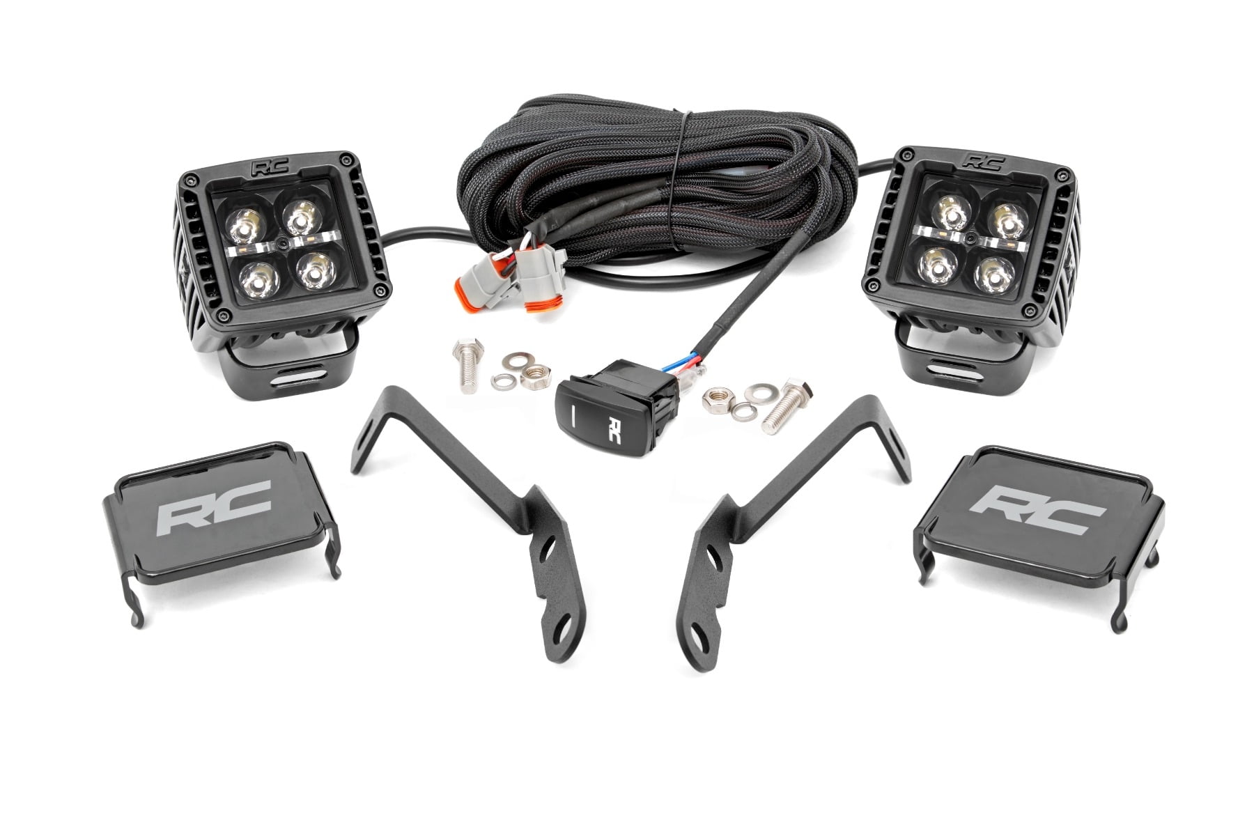 Rough Country 2" LED Ditch Light Kit for 07-13 Silverado 1500 - Walmart.com