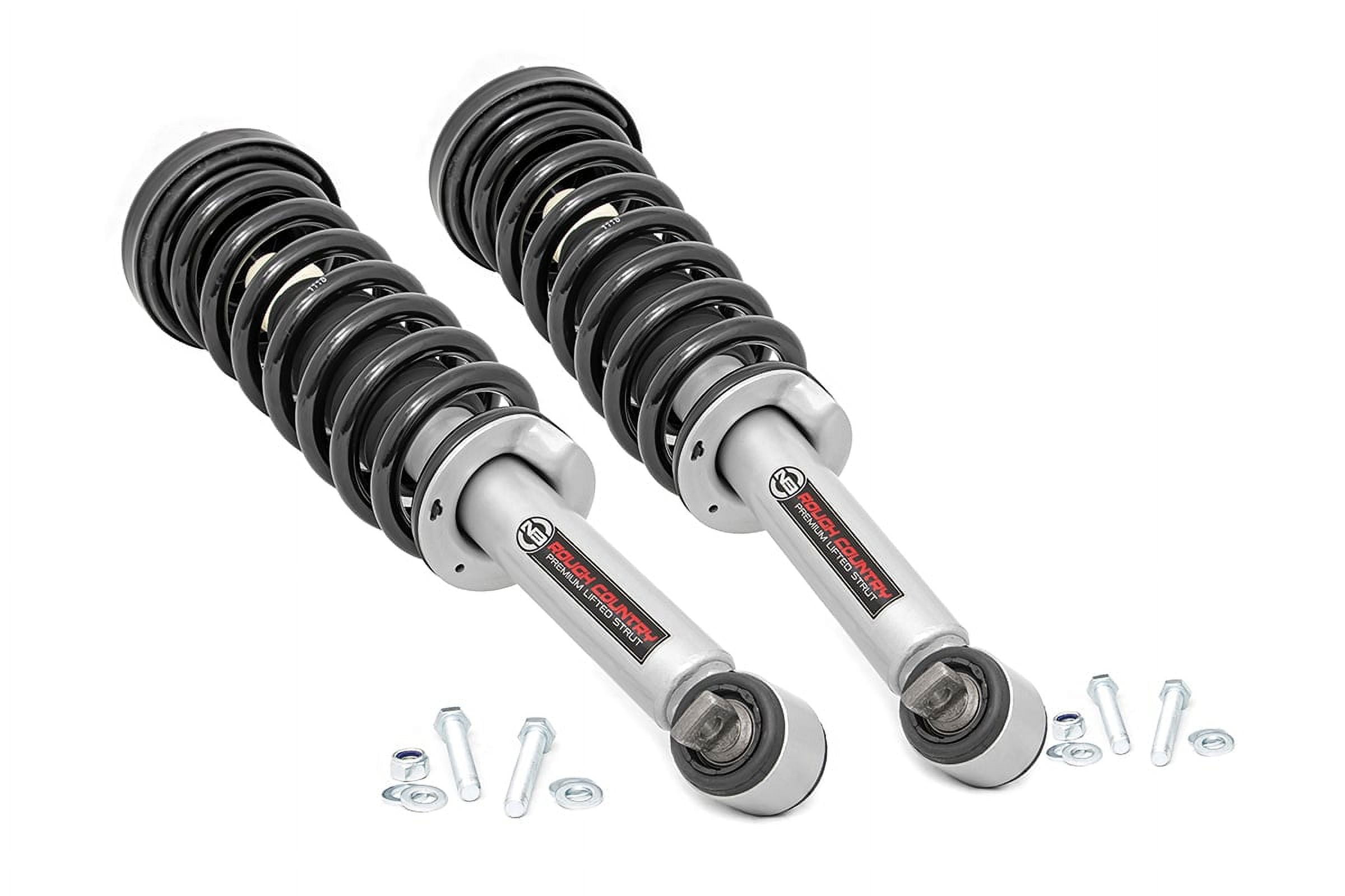 Rough Country 2" N3 Loaded Leveling Struts for 2014-2026 F150 2WD ...