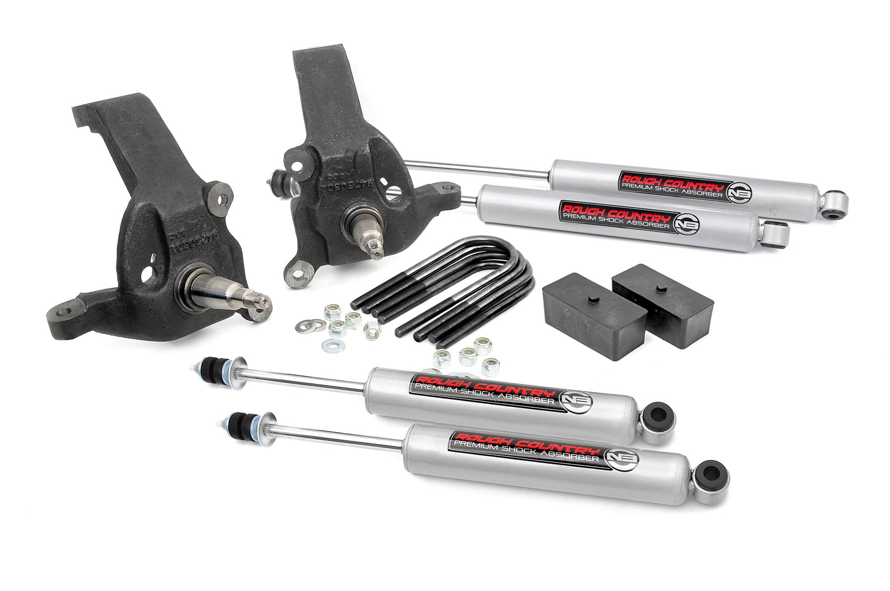 Rough Country 3" Suspension Lift Kit w/N3 Shocks for 97-03 Ford F-150 ...